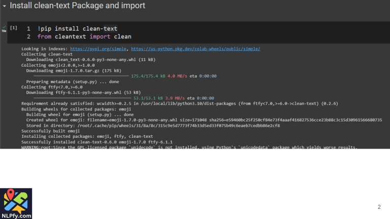 NLP Text Cleaning using ‘clean-text’ package | RP’s Blog on AI