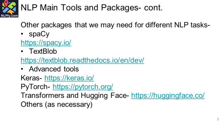 NLP Tools and Packages Installations | RP’s Blog on AI
