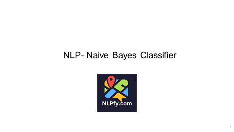 NLP- Naïve Bayes Classifier | RP’s Blog on AI